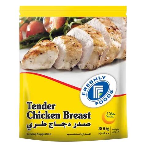 Freshly Foods Tendar Chicken Breast 800g price in Kuwait | Carrefour ...