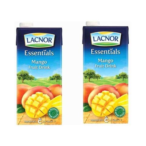 Lacnor Essentials Mango Fruit Drink 1L Pack of 2 price in UAE ...