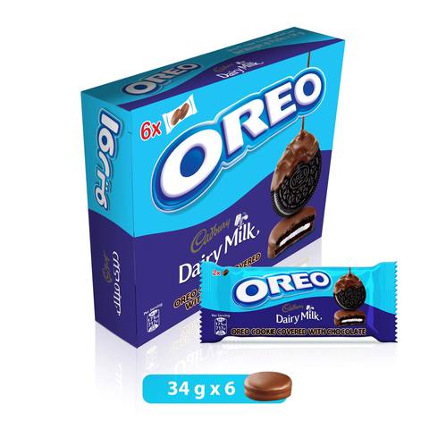 Cadbury Dairy Milk Oreo Cookie Chocolate 204g price in Saudi Arabia ...