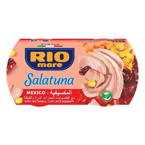 Rio Mare Salatuna Mexico With Red Beans Corn And Peppers 160g Pack of 2 ...