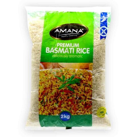 Buy Amana Premium Basmati Rice 2Kg Online - Carrefour Kenya