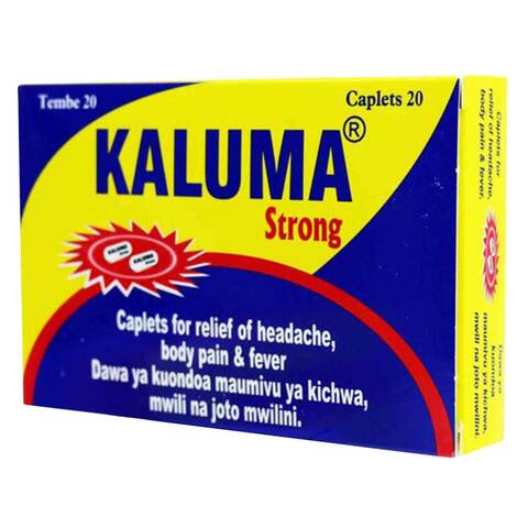Buy Kaluma Strong Caplets 20 Pieces Online - Carrefour Kenya