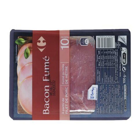 Crf 10 Slices Bacon Etale 100G