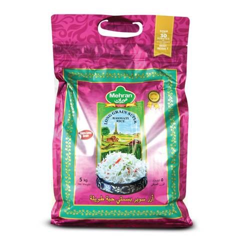 Mehran Long Grain Super Basmati Rice 5kg price in Saudi Arabia ...
