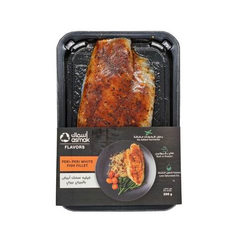 Asmak Flavors Peri Peri White Fish Fillet 200g price in UAE | Carrefour ...
