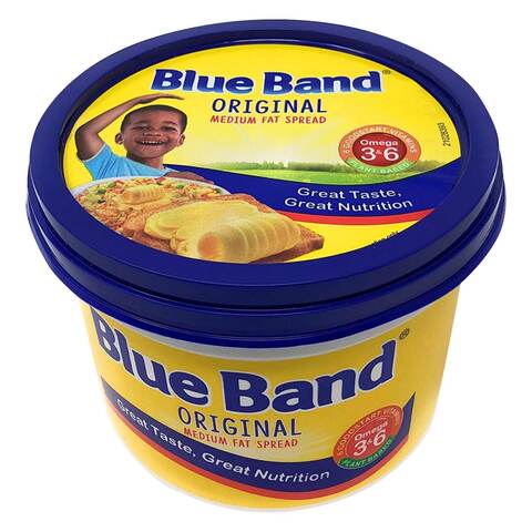 Buy Blue Band Roots3 Medium Margarine Fat Spread 1kg Online - Carrefour ...