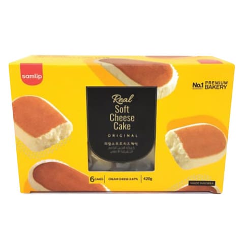 Samlip Cafe Snow Original Soft Cheese Cake 70g x 6 Pieces price in ...