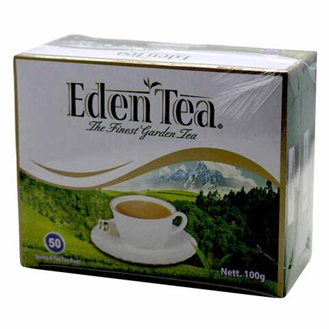 Buy Eden Tea String And Tag Black Tea Bags 100g (50 Pieces) Online ...
