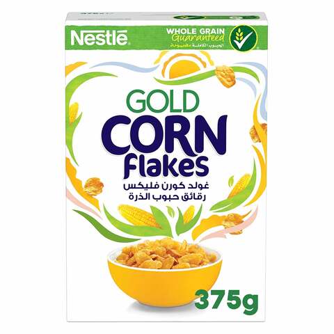 Nestle Gold Corn Flakes Cereal 375g price in Kuwait | Carrefour Kuwait ...