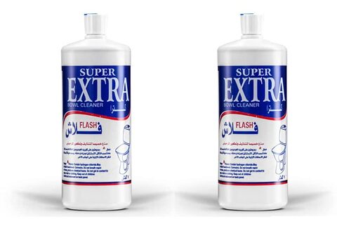 FLASH SUPER EXTRA BOWL CLEANER 1+1L price in UAE | Carrefour UAE ...