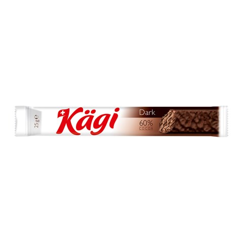 Buy Kagi Swiss Dark Chocolate Wafers 25g Online - Shop Food Cupboard on ...