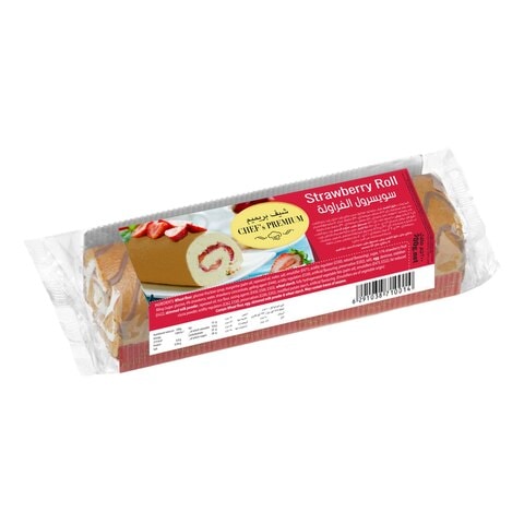 Chefs Choice Strawberry Swiss Roll 300g price in UAE | Carrefour UAE ...
