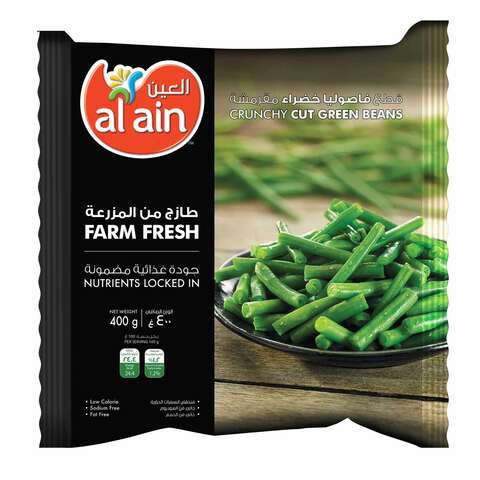 Al Ain Farm Fresh Crunchy Cut Green Beans 400g price in UAE | Carrefour ...