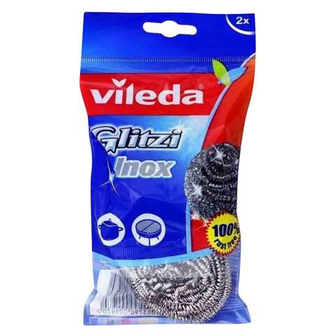 Buy Vileda Glitzi Inox Spiral Scourer Set 2 Pieces Online - Carrefour Kenya
