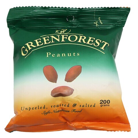 Buy Green Forest Unpeeled Roasted And Salted Peanuts 200g Online - Carrefour Kenya