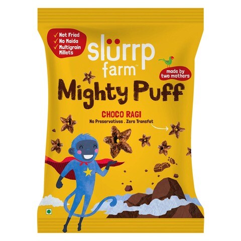Slurrp Farm Mighty Puff Choco Ragi 20g price in UAE | Carrefour UAE ...