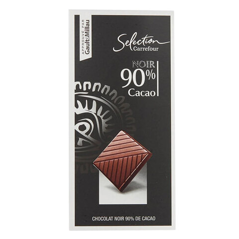 Carrefour Dark Selection 90% Cocoa Chocolate 80g price in Kuwait ...