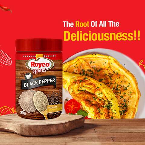 Buy ROYCO BLACKPEPPER GROUND SPICE 90G Online - Carrefour Kenya