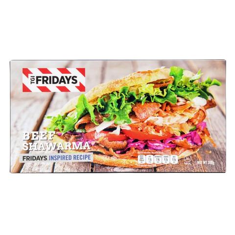 TGI Friday Angus Beef Shawarma 200g price in Kuwait | Carrefour Kuwait ...