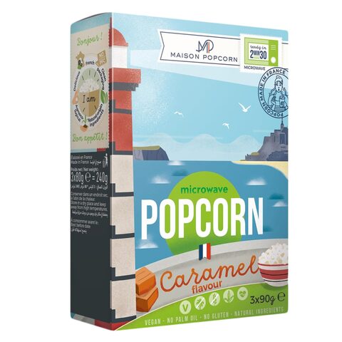 Maison Salted Microwave Popcorn 240g price in Kuwait | Carrefour Kuwait ...
