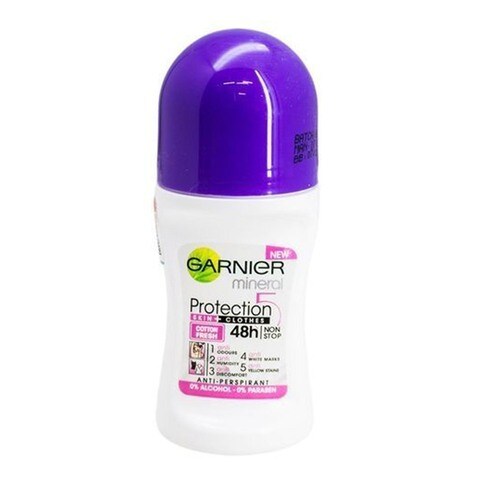 Buy Garnier Mineral Protection 6 In 1 Antiperspirant Cotton Fresh Roll ...