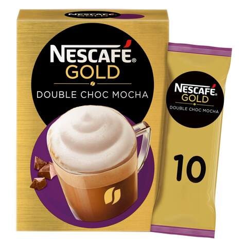 Nescafe Gold Double Choco Mocha Coffee Mix 23.5g Pack of 10 price in ...