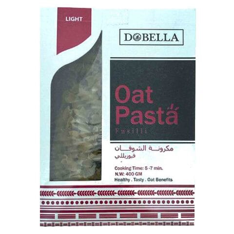 Dobella Oats Pasta Fusilli - 400 Gram Online | Carrefour Egypt