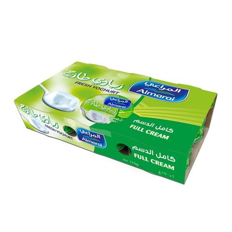 Almarai Plain Full Fat Yoghurt 170g Pack of 6 price in Saudi Arabia ...