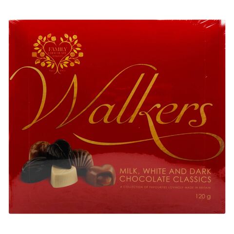 Buy Walkers Milk White And Dark Chocolate Classics 120g Online ...