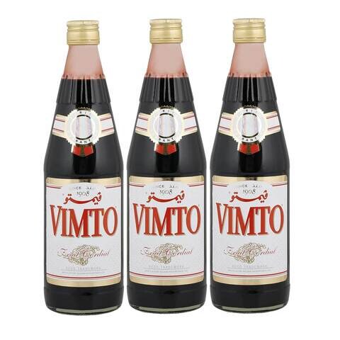 Vimto Fruit Cordial 710ml Pack of 3 price in UAE | Carrefour UAE ...