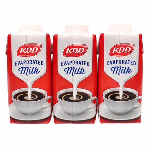 KDD Evaporated Milk 200ml x Pack of 3 price in Kuwait | Carrefour ...