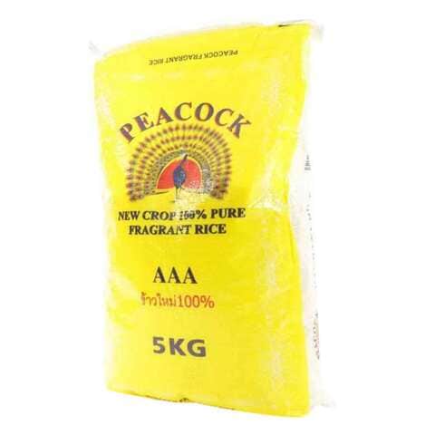 PEACOCK JASMIN RICE 5KG price in Kuwait | Carrefour Kuwait ...