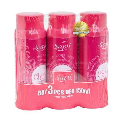 Sapil Chichi Perfumed Deodorant Pink 150ml Pack of 3 price in UAE ...