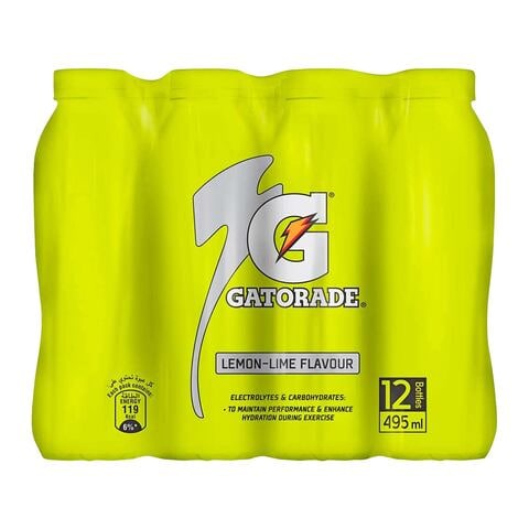 Gatorade Sports Drink Lemon-Lime Flavour 495ml 12 price in Saudi Arabia ...