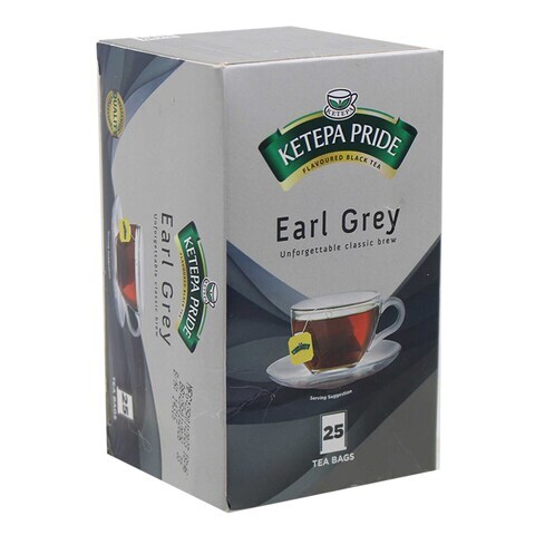 Buy Ketepa Pride Earl Grey Flavour Tea Bags 50g Online - Carrefour Kenya