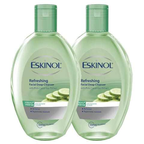 Eskinol Cucumber Extracts Refreshing Facial Deep Cleanser Green 225ml ...