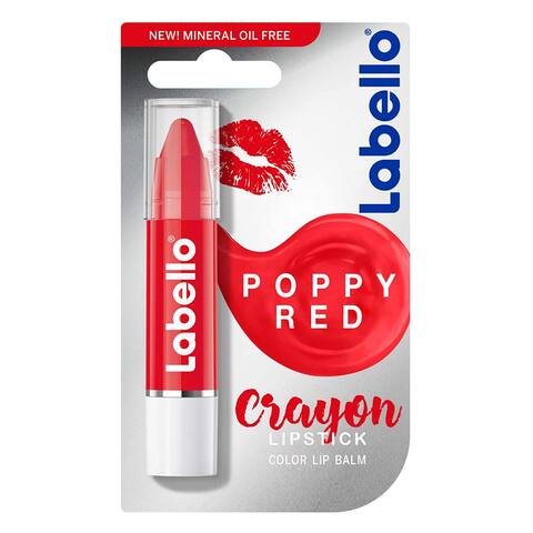 Labello Crayon Lip Stick Poppy Red 3g price in Kuwait | Carrefour ...