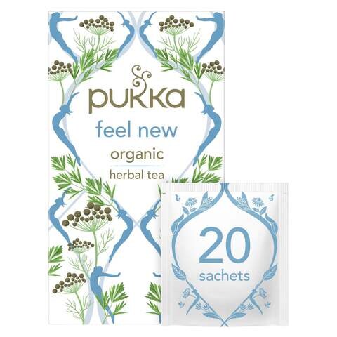 Pukka Feel New Organic Herbal Teabags With Aniseed Fennel And Cardamom ...