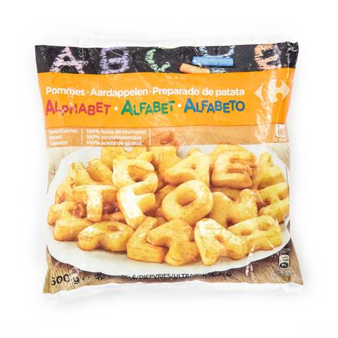 Carrefour Alphabet Potatoes Fries 600g price in Saudi Arabia ...