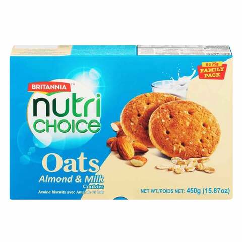 BRITANNIA MILK ALMOND OAT COOKIES 75G X 6 price in Kuwait | Carrefour ...