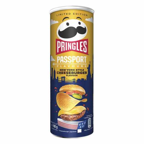 Pringles Cheese Burger Potato Chips 165g price in Kuwait | Carrefour ...