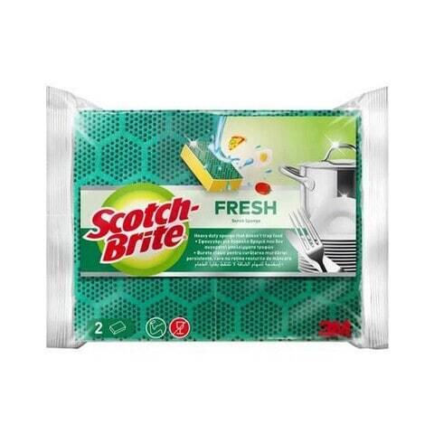 3M Scotch-Brite Fresh Scrub Sponge 2 Count price in Kuwait | Carrefour ...