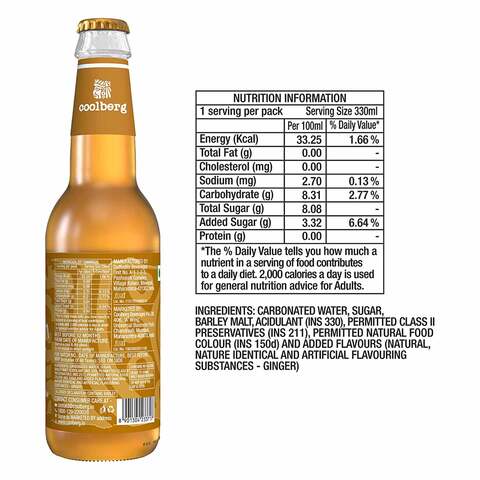 Buy Coolberg Nonalcoholc Ginger Drink 330Ml Online - Carrefour Kenya