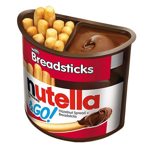 Ferrero Nutella And Go Hazelnut Plus Bread Sticks 52g price in UAE ...