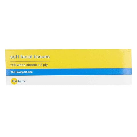 Mychoice 2 Ply Facial Tissue 200 Sheets 1 PCS price in UAE | Carrefour ...