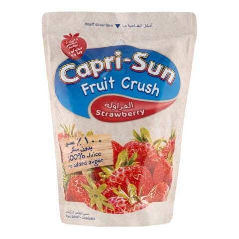 Capri-Sun Strawberry Fruit Crush 200ml price in UAE | Carrefour UAE ...