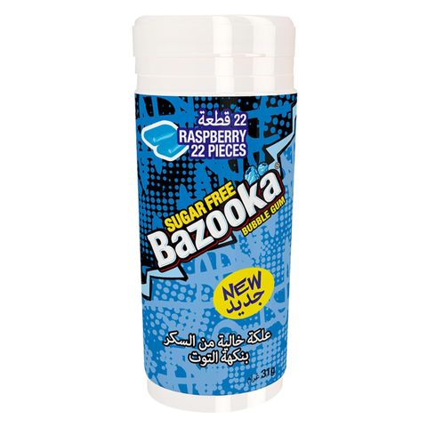 Bazooka Raspberry Flavor Sugar Free Gum 30.8g price in UAE | Carrefour ...