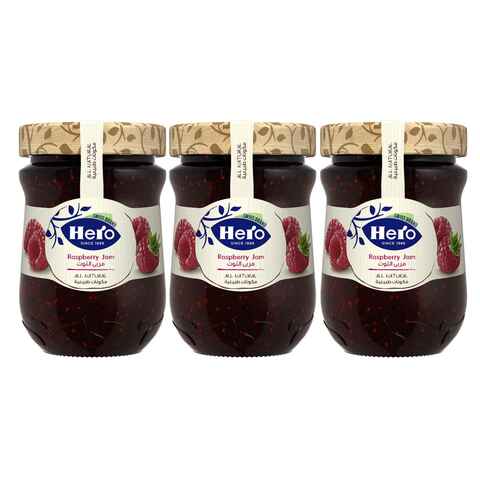Hero Raspberry Jam 350g x3 price in UAE | Carrefour UAE | supermarket ...