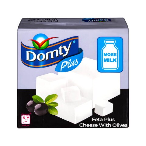 Domty Feta Plus Cheese With Olives - 500 gm Online | Carrefour Egypt
