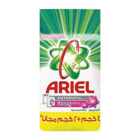 Ariel Automatic Powder Detergent, Downy - 4+2kg price in Egypt ...